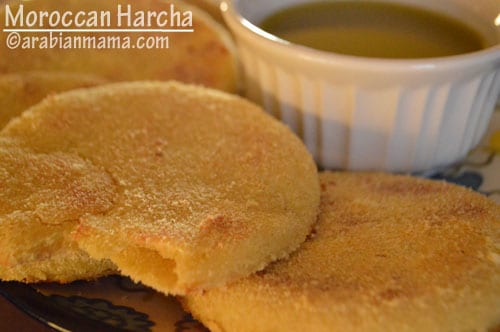 Harcha (Moroccan semolina bread) - Amira's Pantry