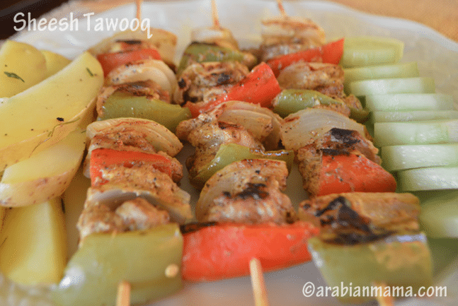 Shish Taouk / Sheesh Tawooq - chicken skewers | Amira's Pantry