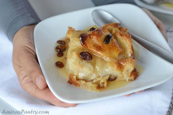 Traditional Bread Pudding Recipe (with Video) | Amira's Pantry