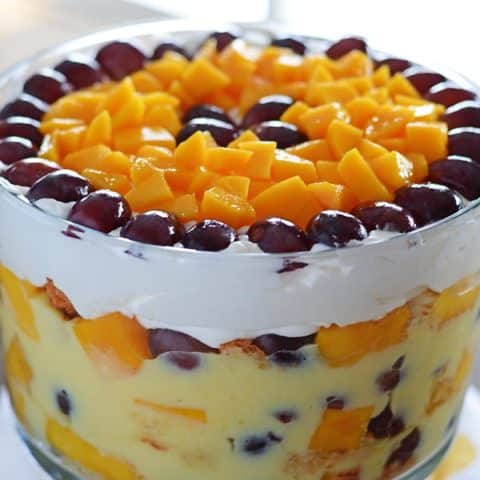 Fruit Trifle Recipe | Amira's Pantry