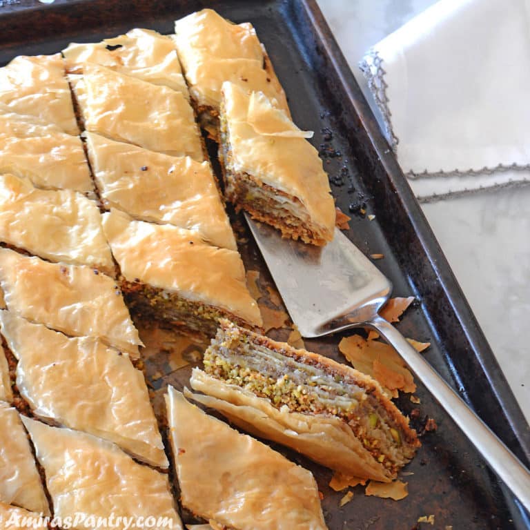 Easy Baklava Recipe (Best Homemade Honey Baklava) - Amira's Pantry