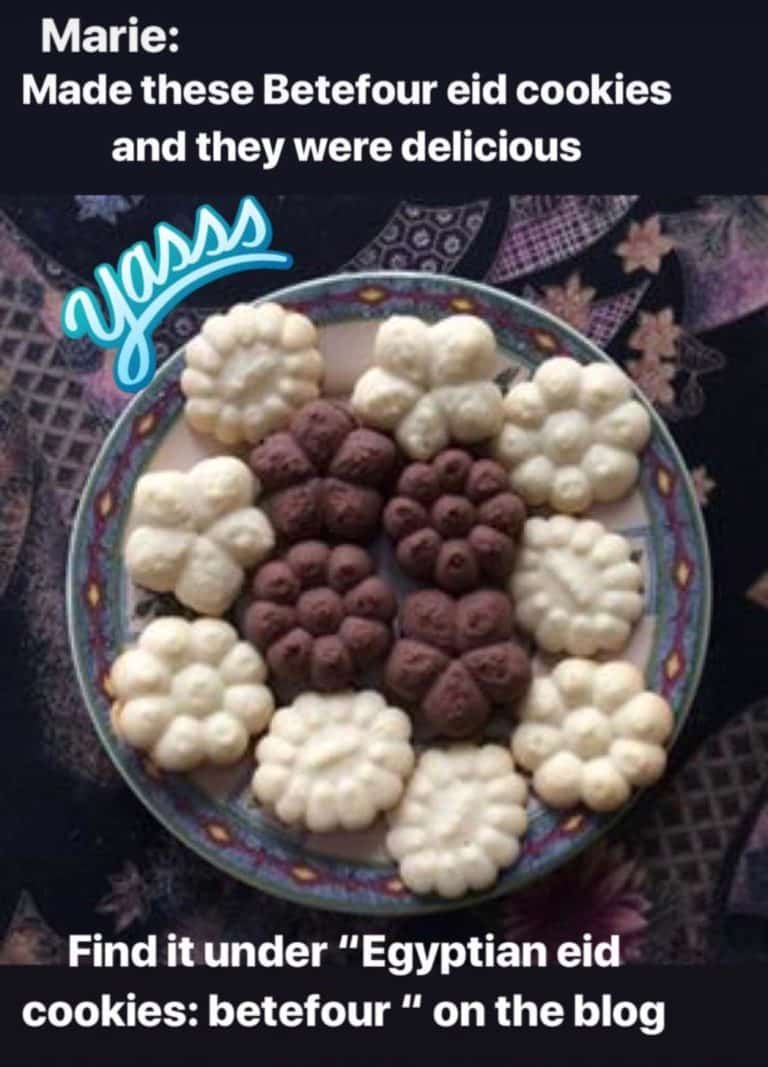 Egyptian butter cookies ( petit fours / betefour) - Amira's Pantry