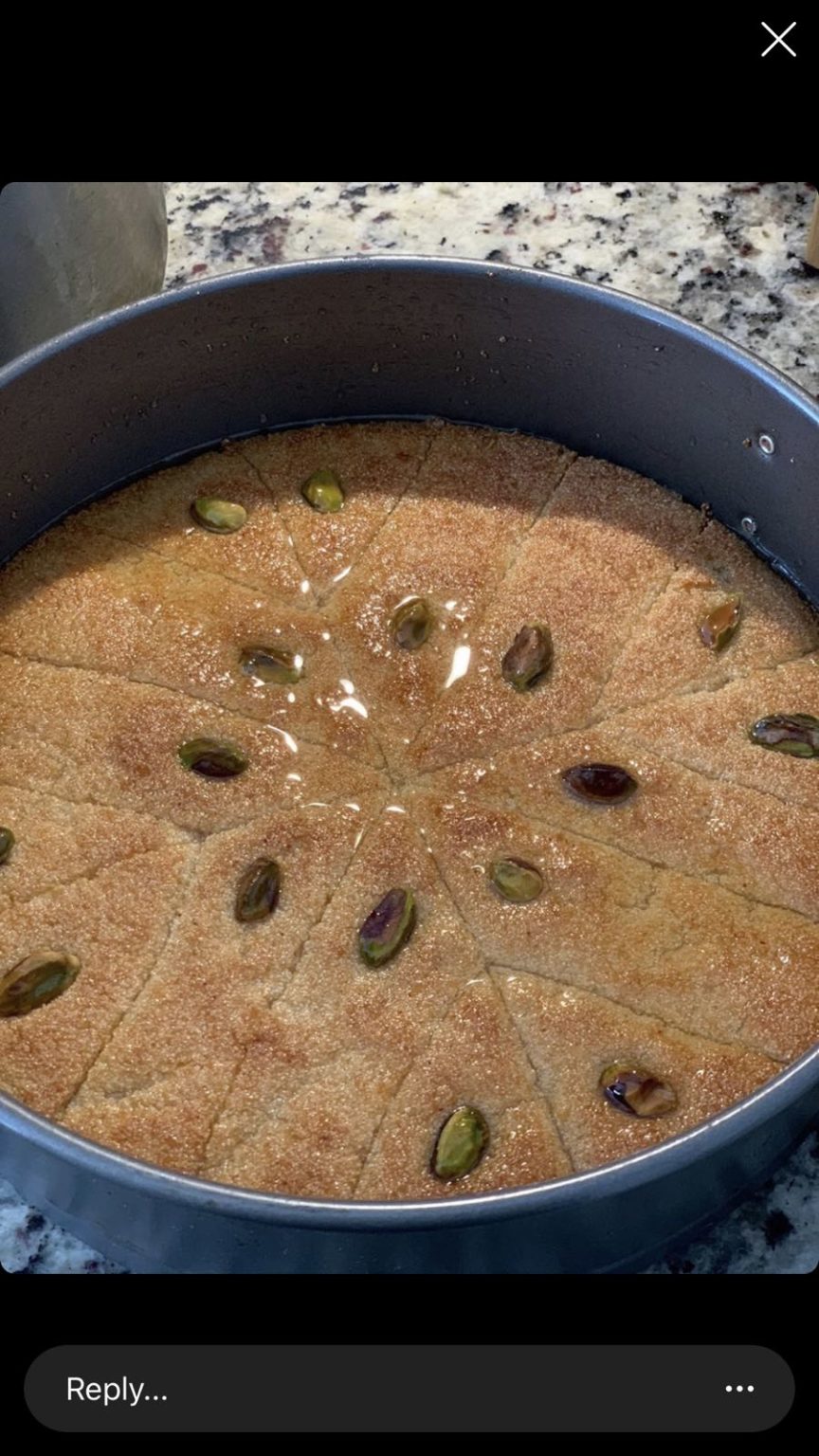 Basbousa (semolina cake) - Amira's Pantry