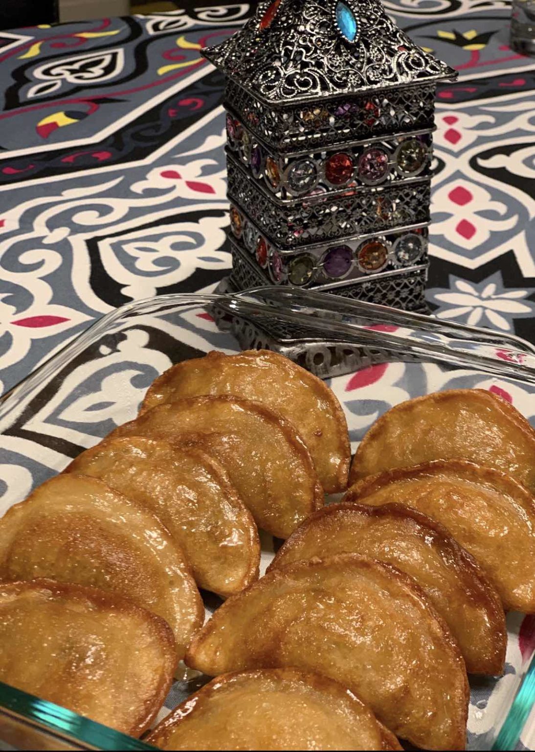Qatayef (Katayef) Recipe; folded pancakes with nuts - Amira's Pantry