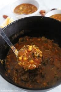 Harira (Moroccan Lentil and Chickpea Soup) - Amira's Pantry