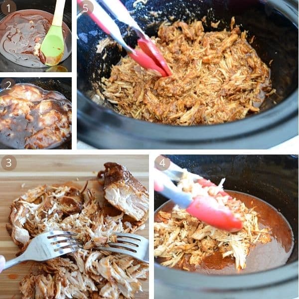 Slow cooker BBQ pulled chicken - Amira's Pantry Slow cooker BBQ pulled chicken - Amira's Pantry