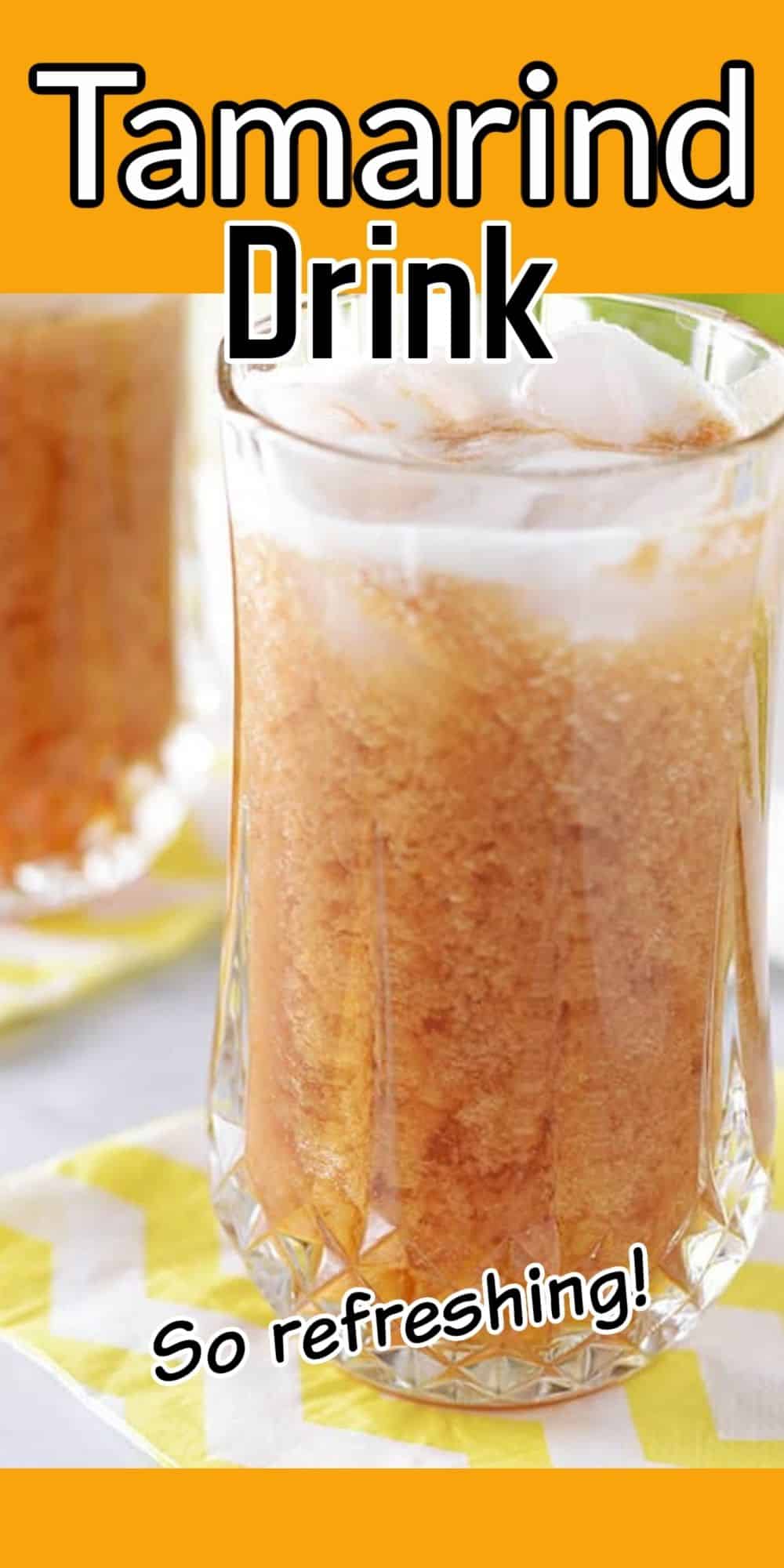 Tamaring Juice (Sweet Tamarind Drink) - Amira's Pantry