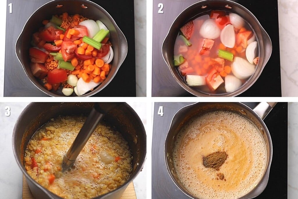 Easy, 30 minute Red Lentil Soup, With Video - Amira's Pantry