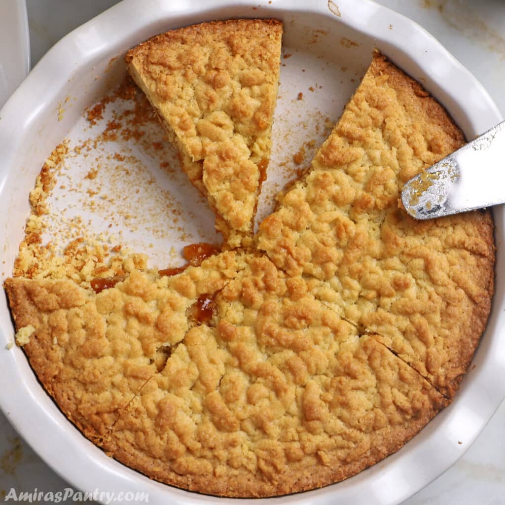 Pasta Flora (Greek Jam Tart) - Amira's Pantry