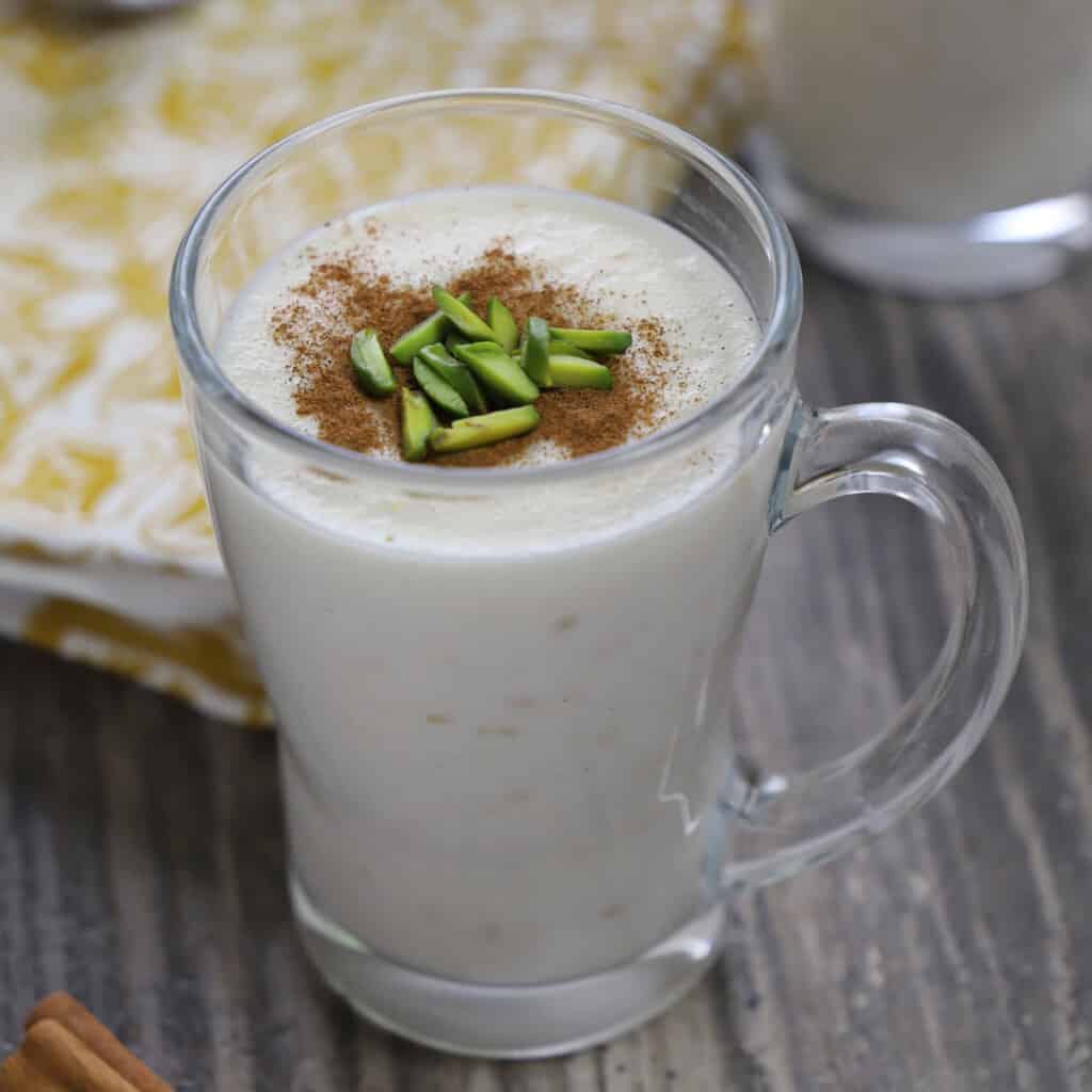 Sahlab Milk Pudding { with vegan and low sugar option} - Amira's Pantry