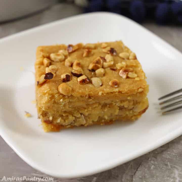 Harissa Arabic Sweet Recipe How To Make Harissa (sweet Arabic Honey ...