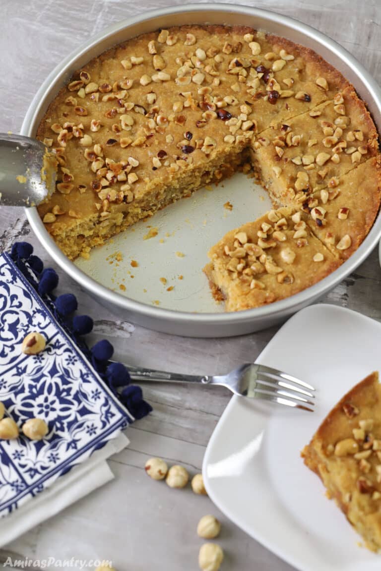 Harissa Dessert ( A special Semolina Cake) - Amira's Pantry