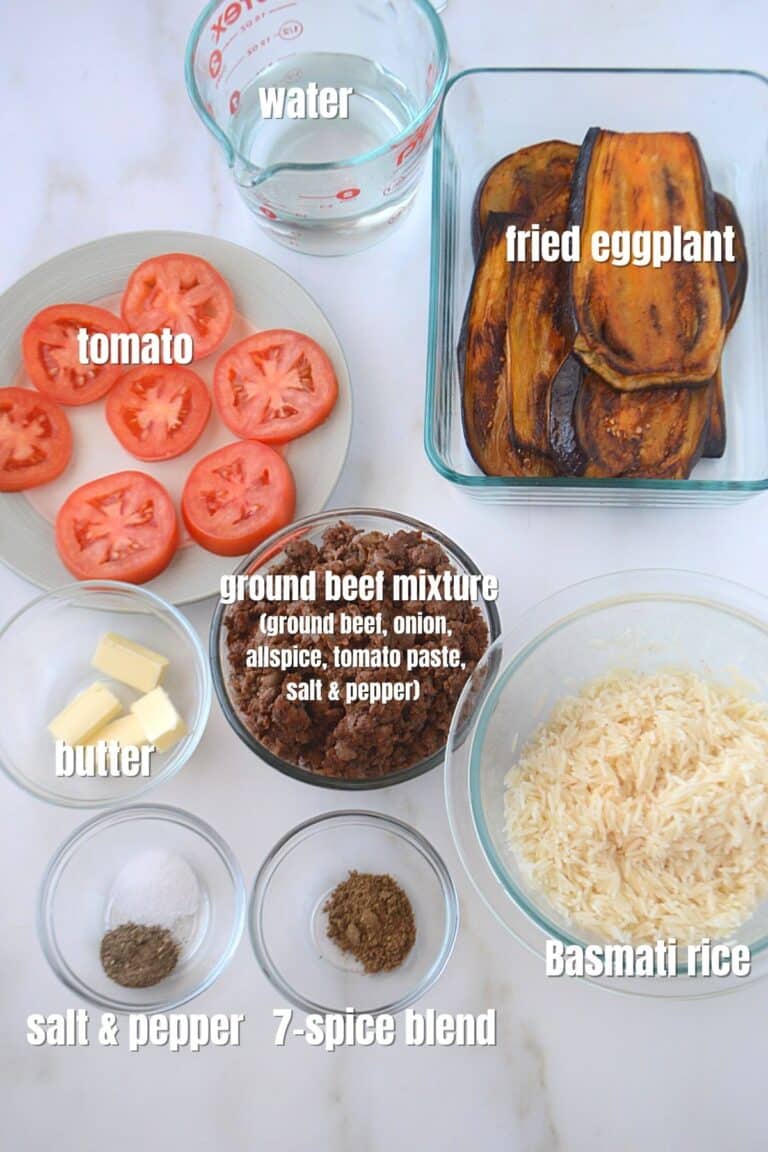 Palestinian Maqluba {with vegan option} - Amira's Pantry