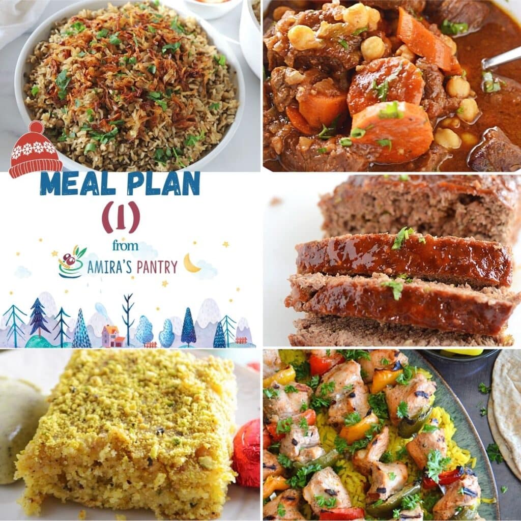 Free Weekly Family Meal Plans - Amira's Pantry