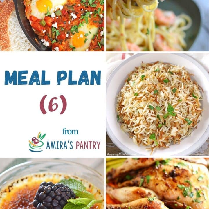 Free Weekly Family Meal Plans | Amira's Pantry