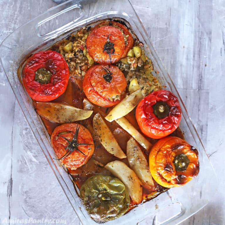 Gemista Recipe - Amira's Pantry