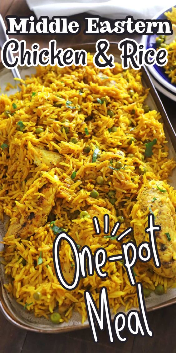 Chicken and Yellow Rice (Easy One Pot Dinner Recipe) - Amira's Pantry