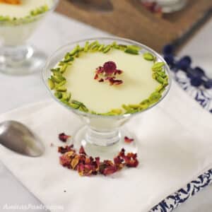 Mahalabia (Milk Pudding) - Amira's Pantry