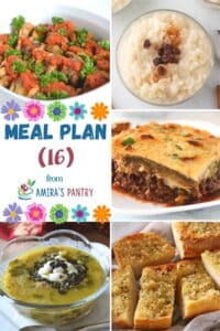 Meal Plan (16) - Amira's Pantry