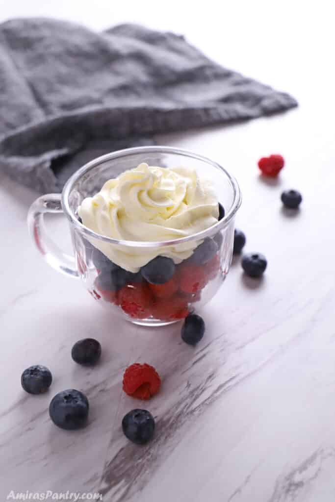 Chantilly Cream (French Whipped Cream Recipe) - Amira's Pantry
