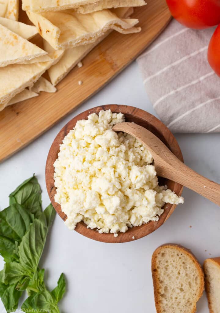 Best Homemade Ricotta Cheese Recipe (3-Ingredients) - Amira's Pantry