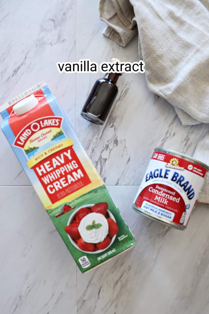 Condensed Milk Ice Cream (3-Ingredient, No Churn) - Amira's Pantry