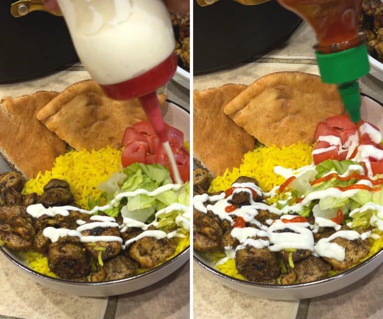 Halal Cart Style Chicken and Rice (Copycat Recipe) - Amira's Pantry