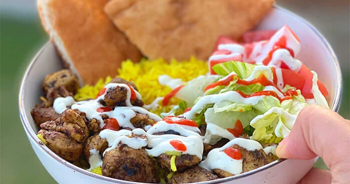 Halal Cart Style Chicken and Rice (Copycat Recipe) - Amira's Pantry