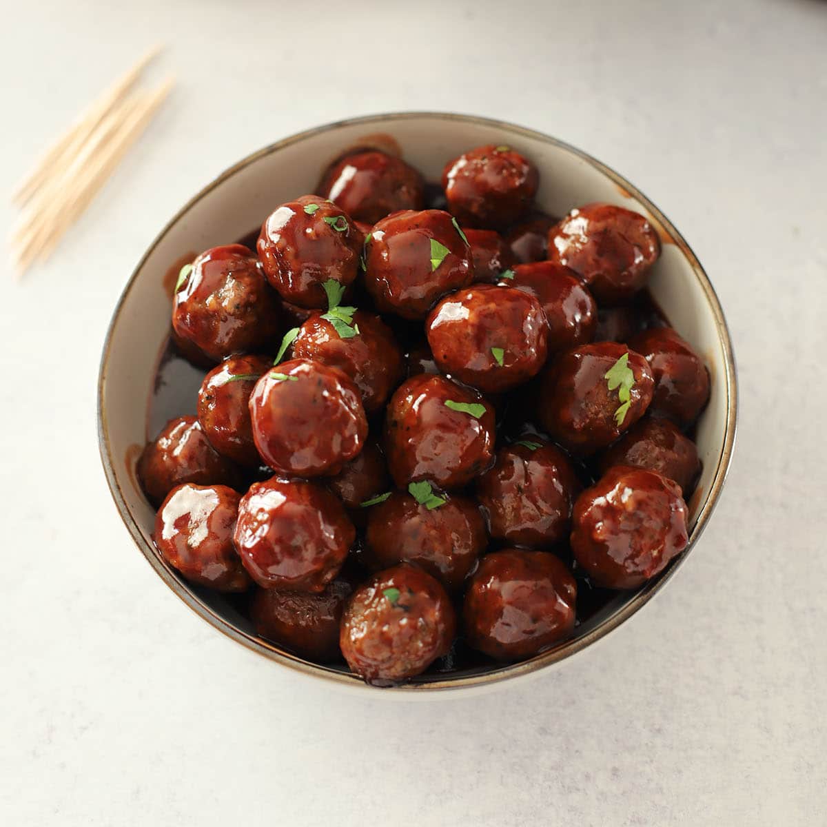 Crockpot Bb Meatballs - Amira's Pantry
