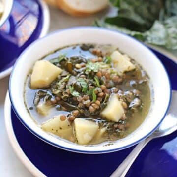 Lebanese Lentil soup recipe - Amira's Pantry