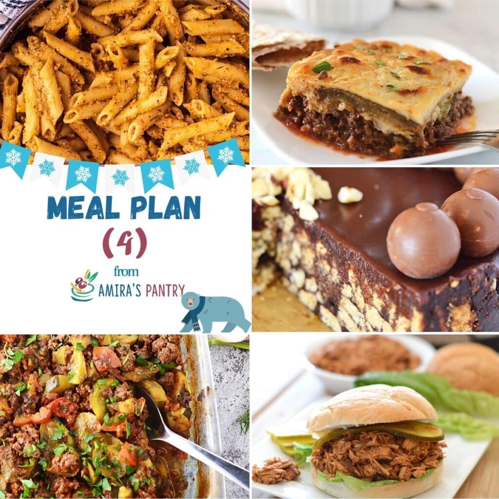 Free Weekly Family Meal Plans - Amira's Pantry