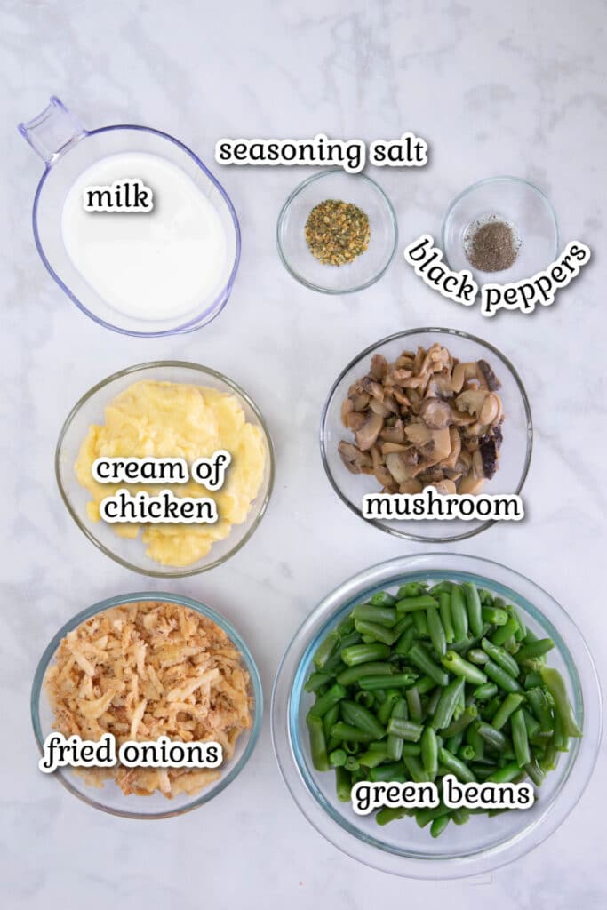 Green Bean Casserole ( With Cream of Chicken) - Amira's Pantry