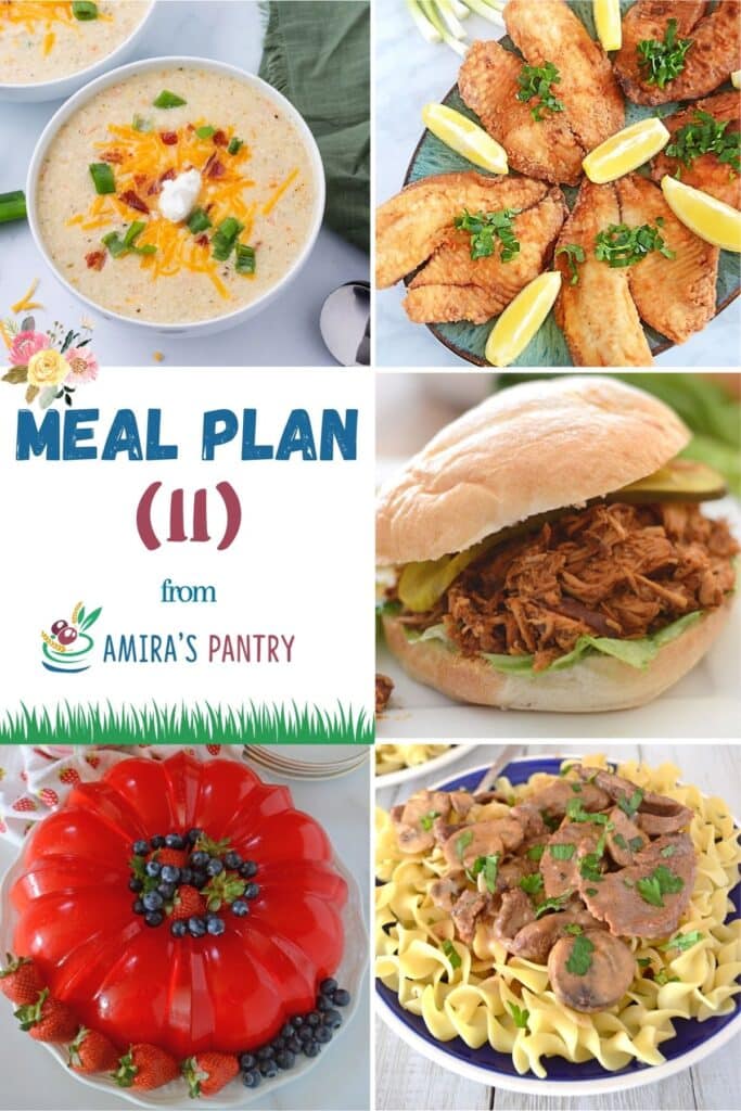 Meal Plan (11) - Amira's Pantry
