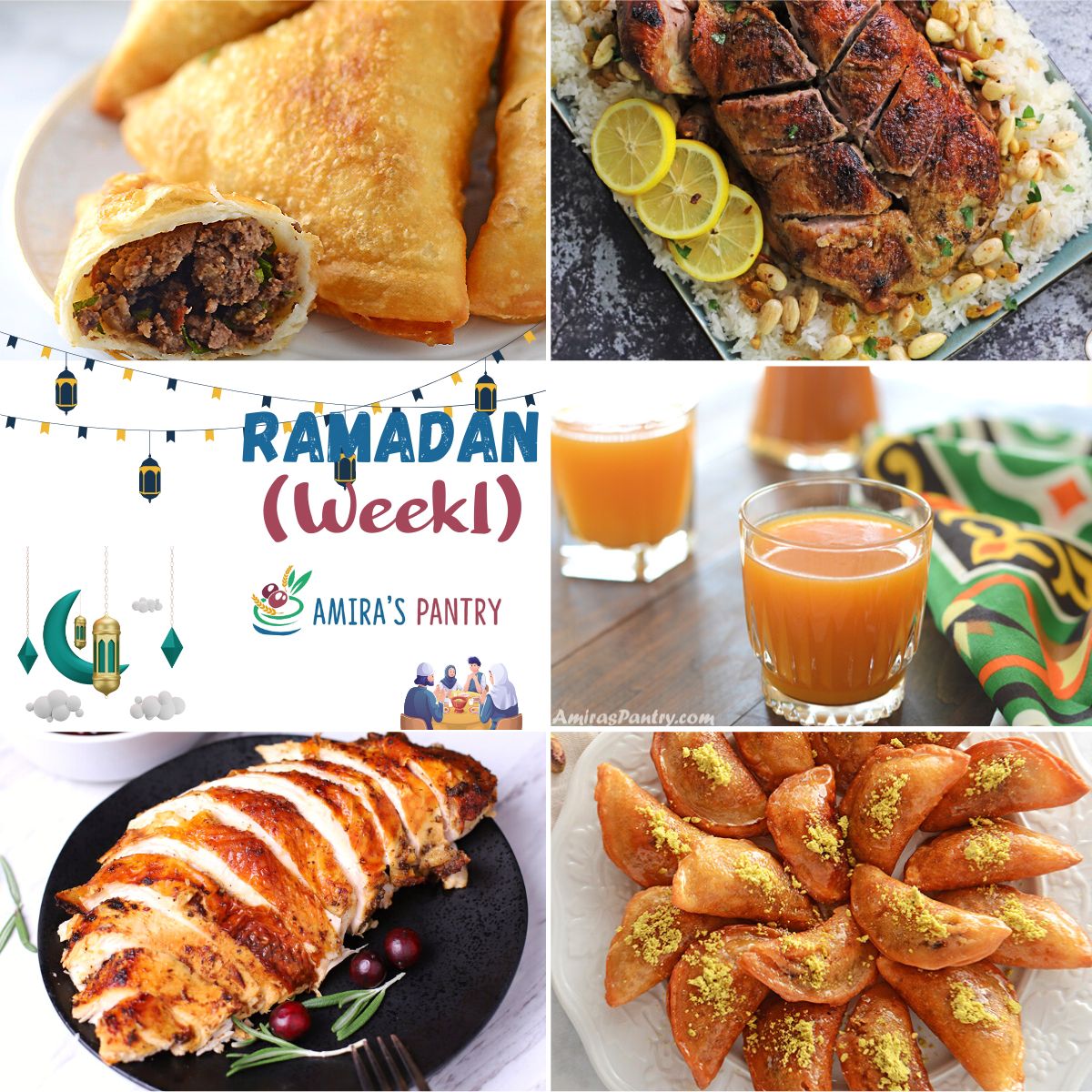 Ramadan Meal Plan (Week1) - Amira's Pantry