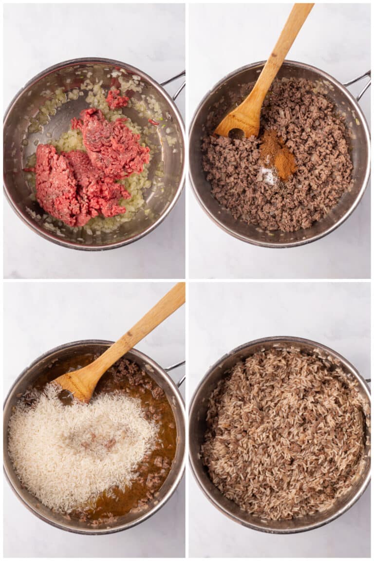 Hashweh (Spice Rice and Ground Beef) - Amira's Pantry