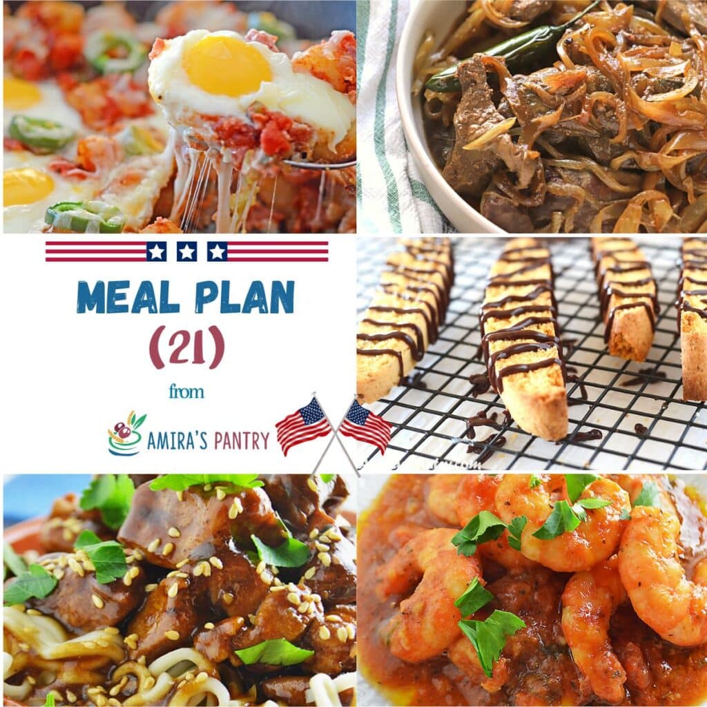 Free Weekly Family Meal Plans - Amira's Pantry