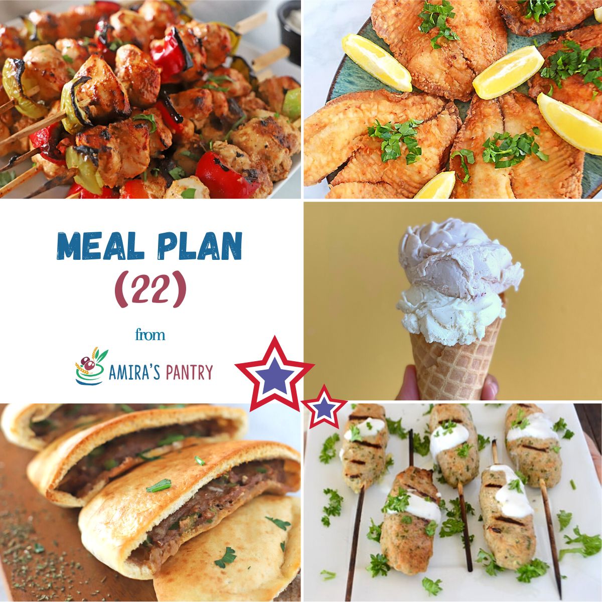 Free Weekly Family Meal Plans - Amira's Pantry