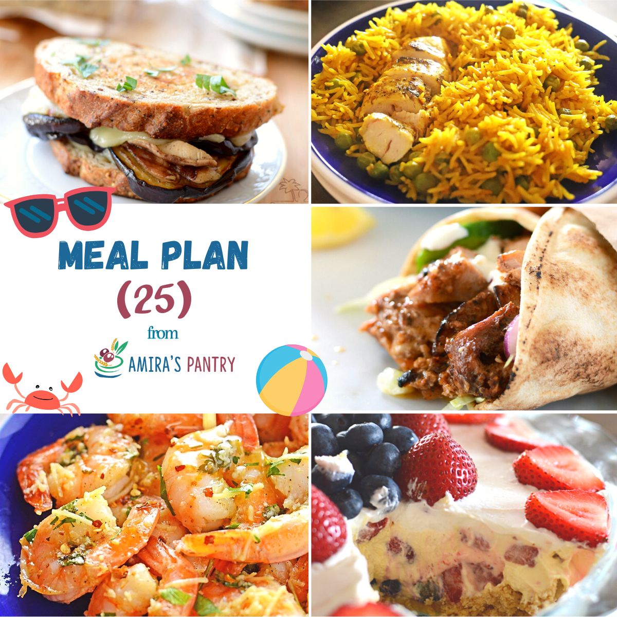 Free Weekly Family Meal Plans - Amira's Pantry