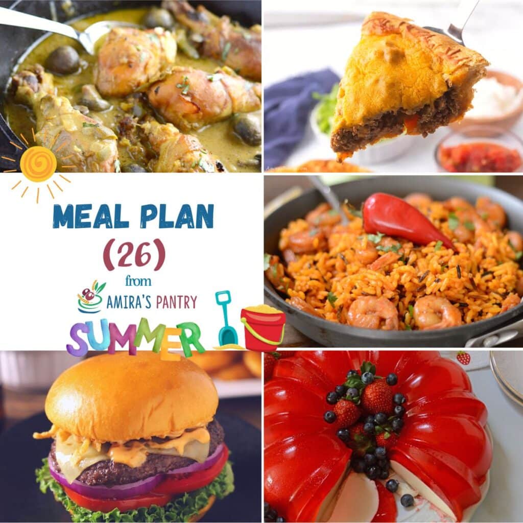 Free Weekly Family Meal Plans - Amira's Pantry