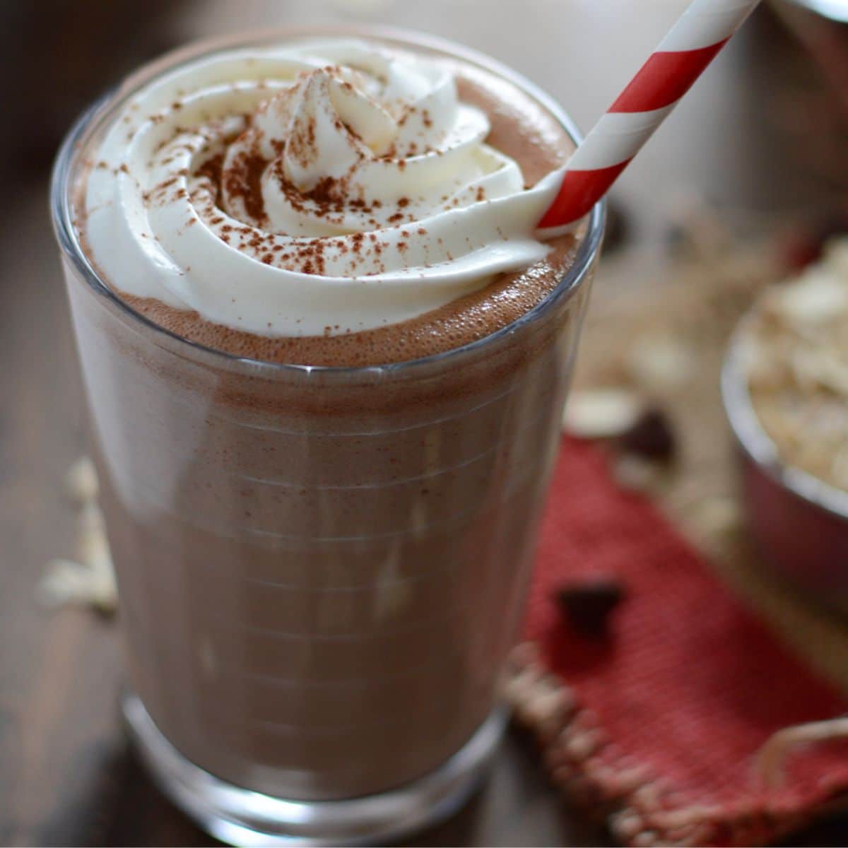 Nutella Milkshake with Protein - Amira's Pantry