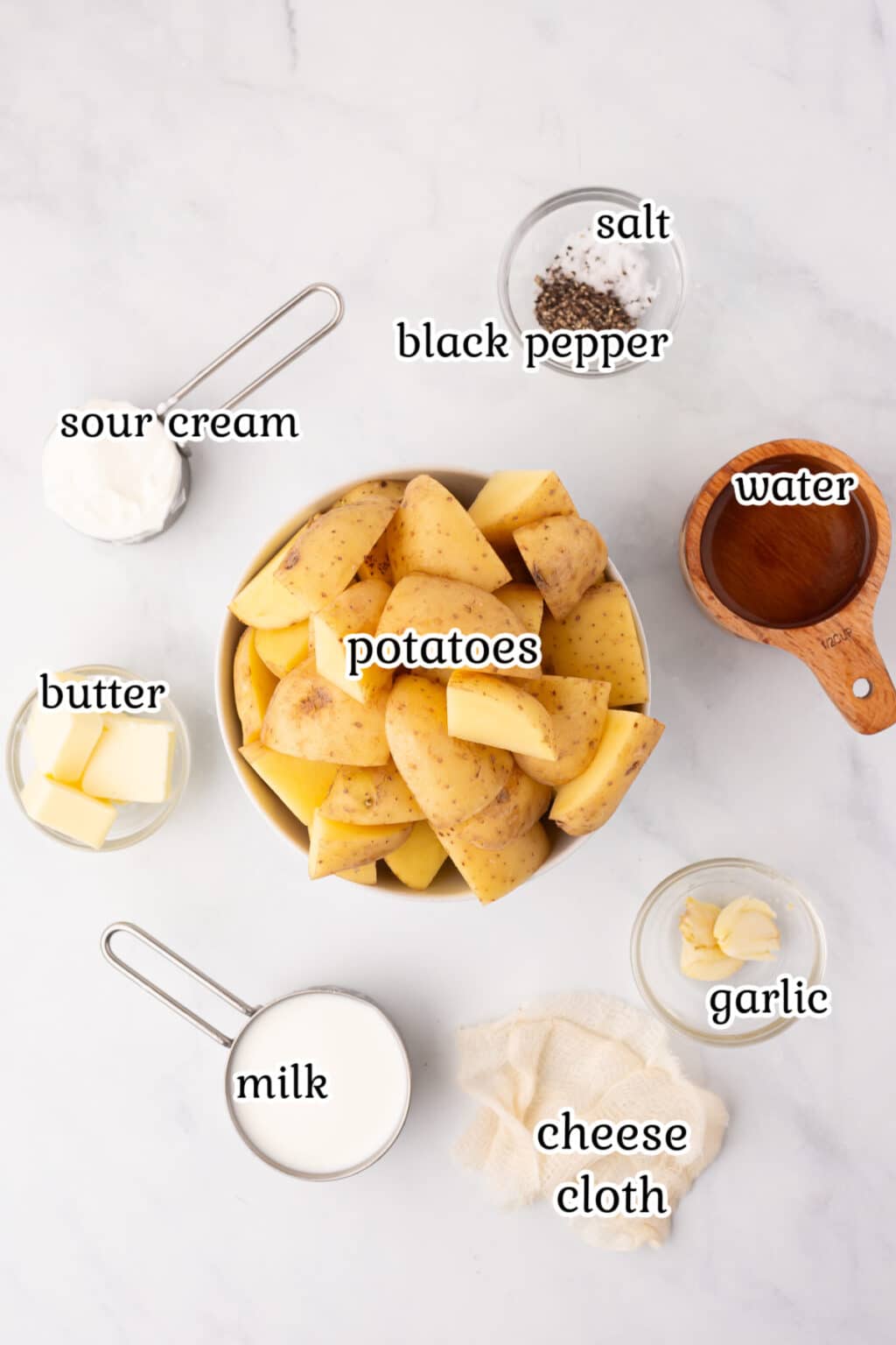 Instant Pot Garlic Mashed Potatoes (East, No Drain) - Amira's Pantry