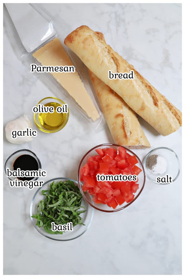 Easy Bruschetta Recipe (with Balsamic Glaze) - Amira's Pantry