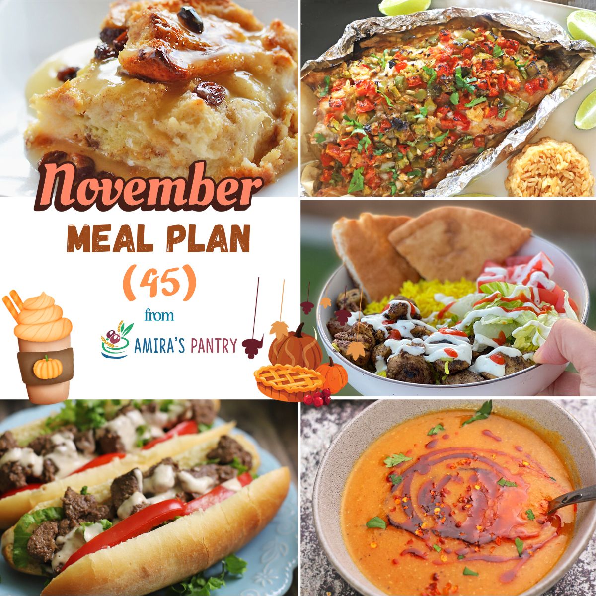 Free Weekly Family Meal Plans - Amira's Pantry