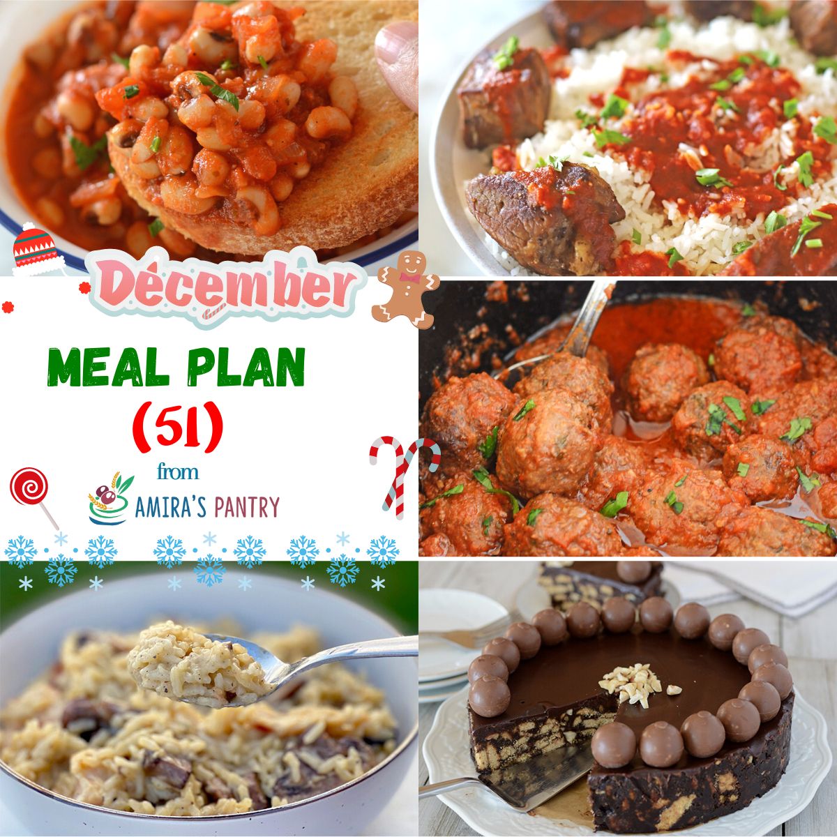 Free Weekly Family Meal Plans - Amira's Pantry