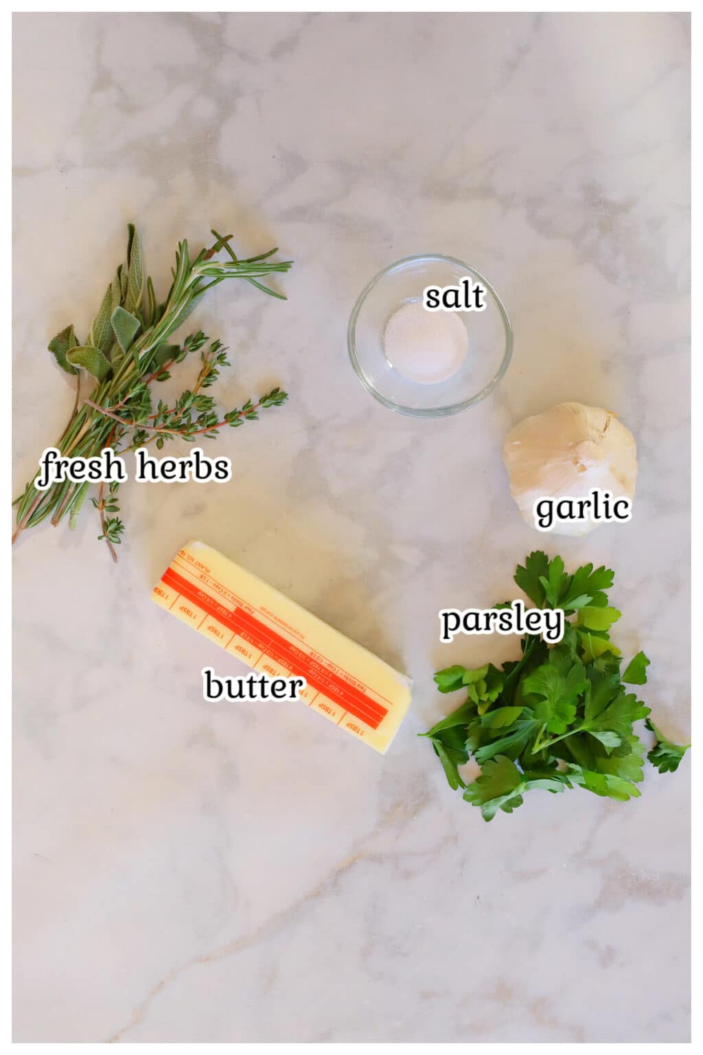 Easy Rosemary Garlic Butter (with Fresh Herbs) - Amira's Pantry