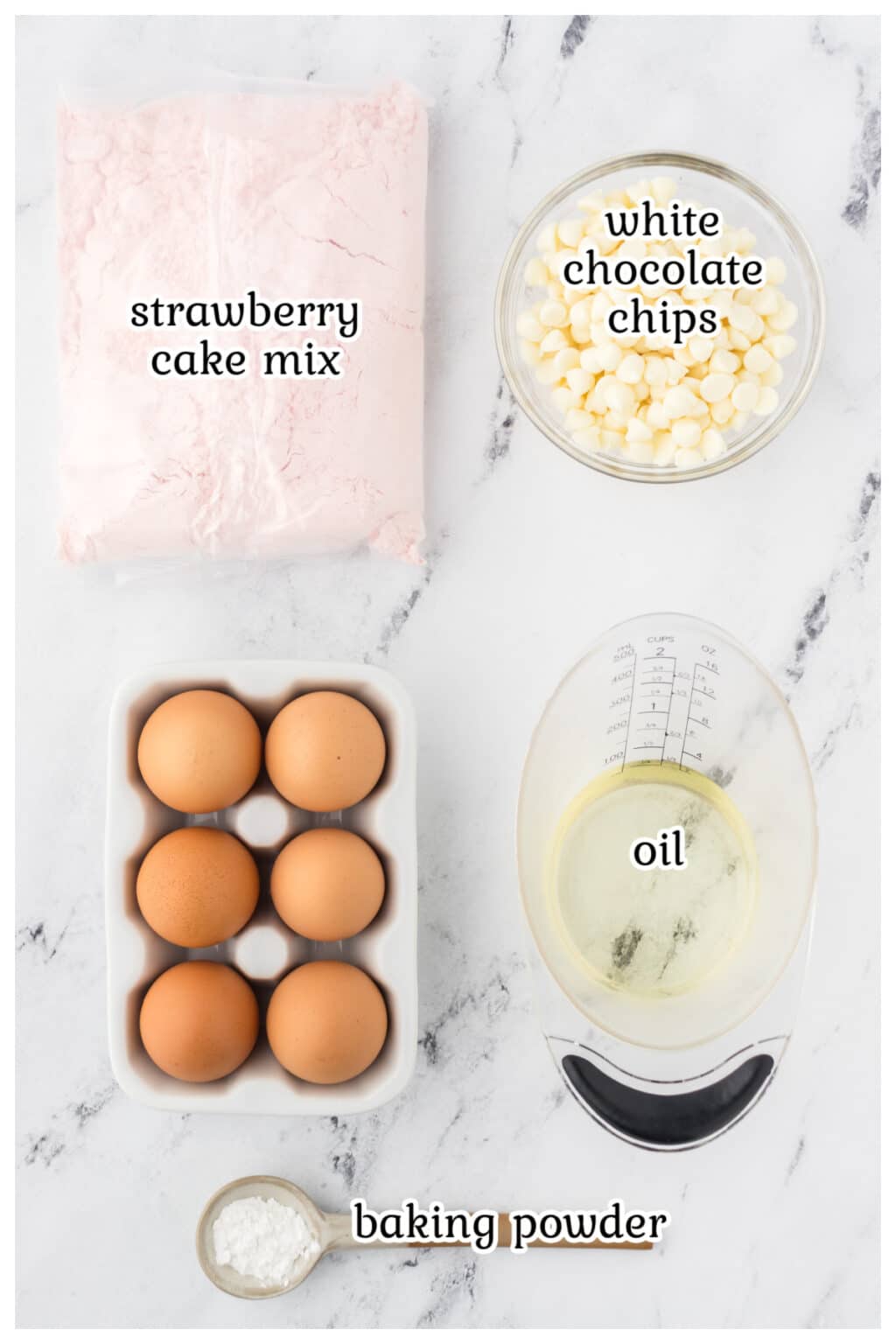 Easy Strawberry Cake Mix Cookies Recipe - Amira's Pantry