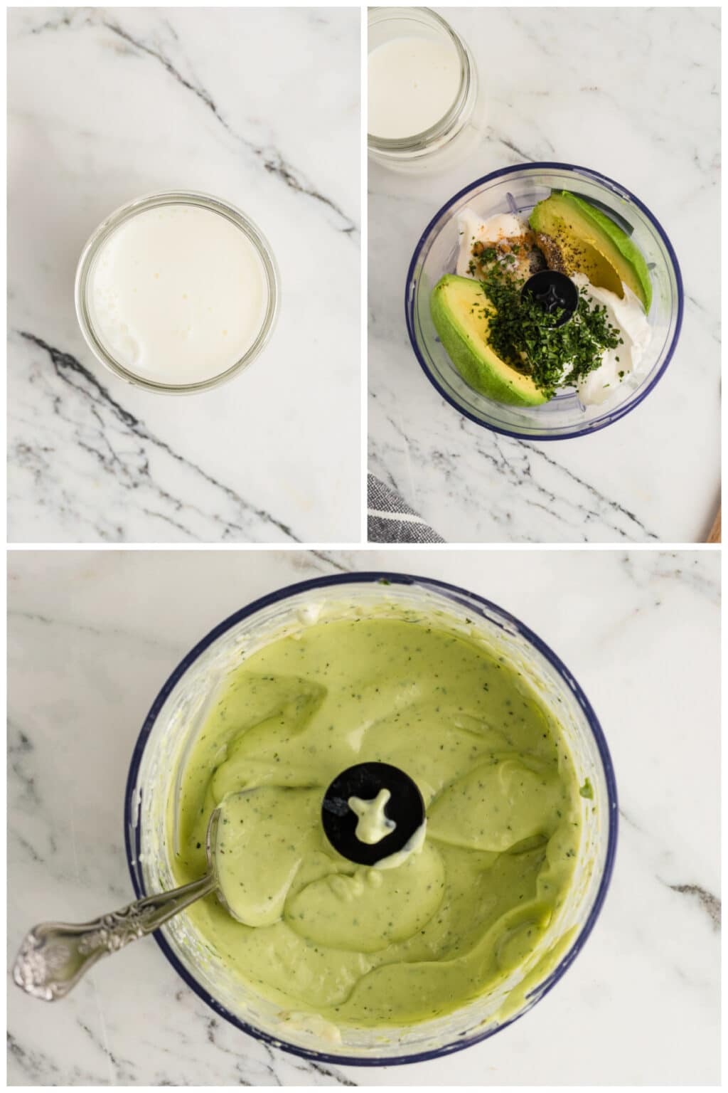 Homemade Avocado Ranch Salad Dressing (Creamy Recipe) - Amira's Pantry
