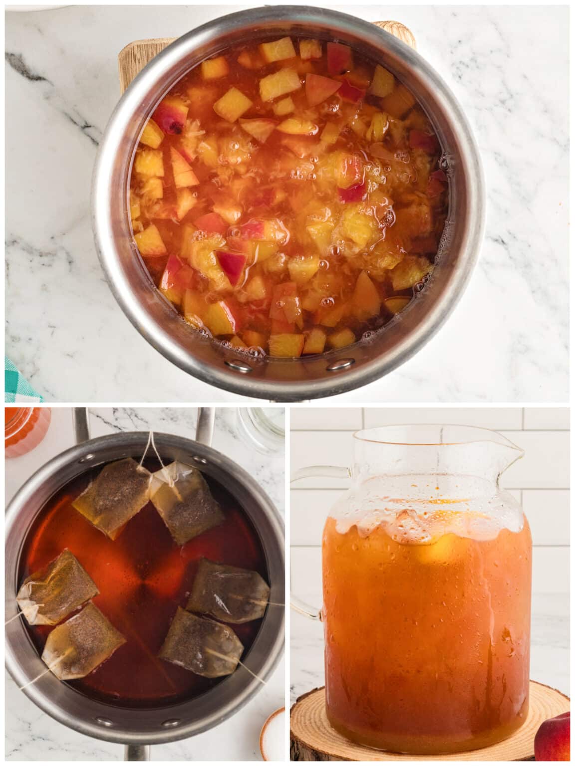 Homemade Peach Iced Tea Recipe (Refreshing Drink) - Amira's Pantry