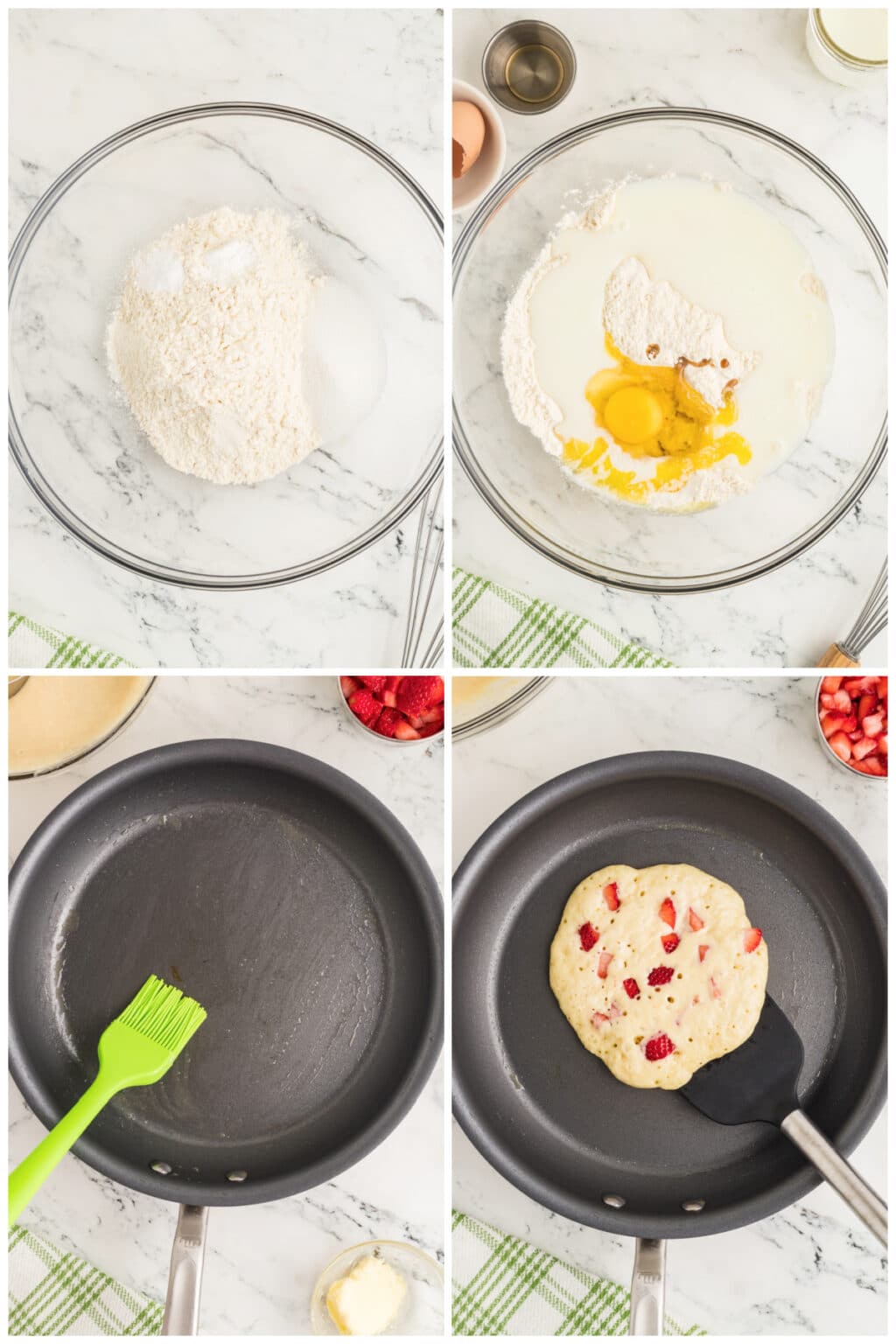 Strawberry Pancakes Recipe (Fresh, Easy and Fluffy) - Amira's Pantry