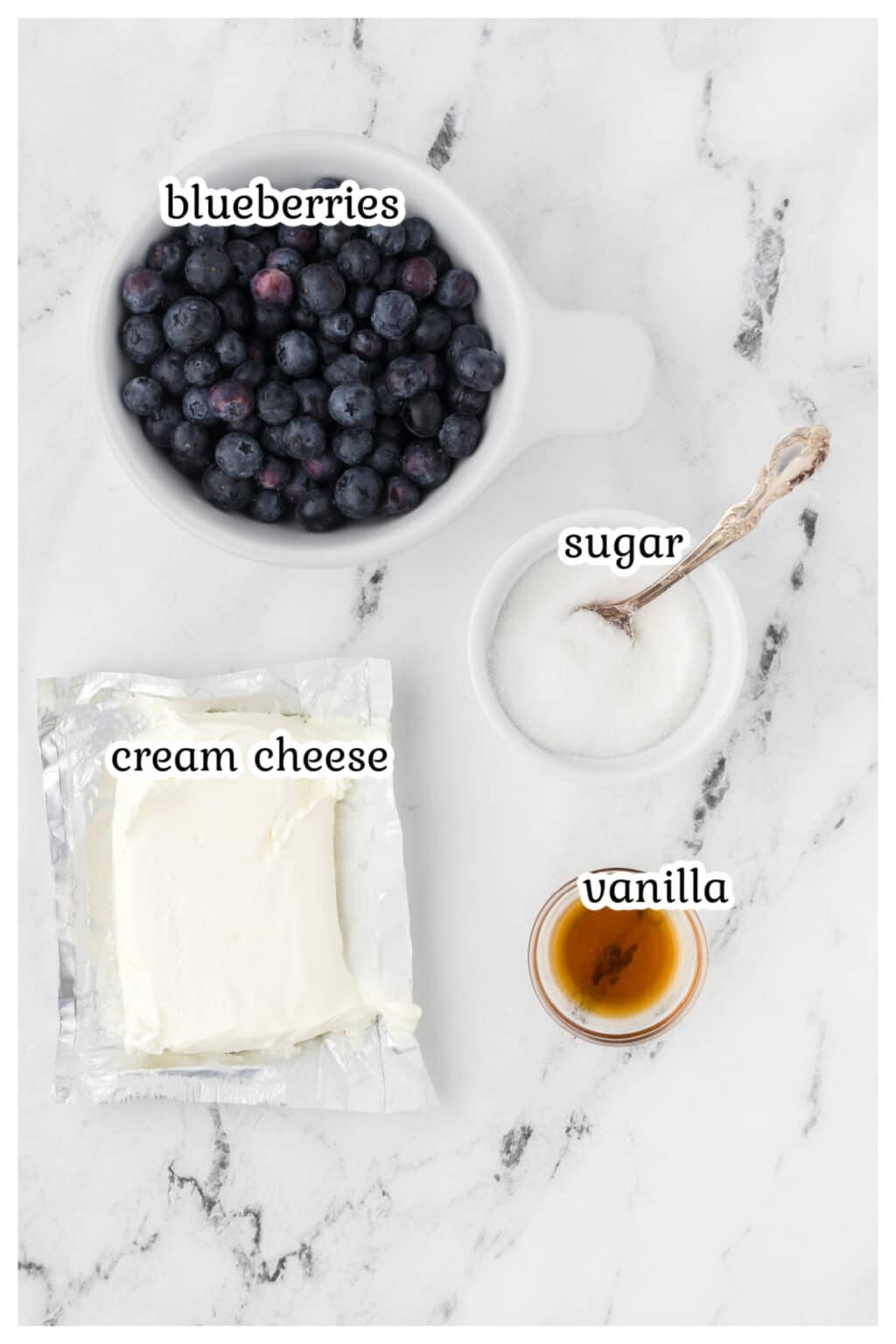 Blueberry Cream Cheese Spread (Just 4 Ingredients) - Amira's Pantry